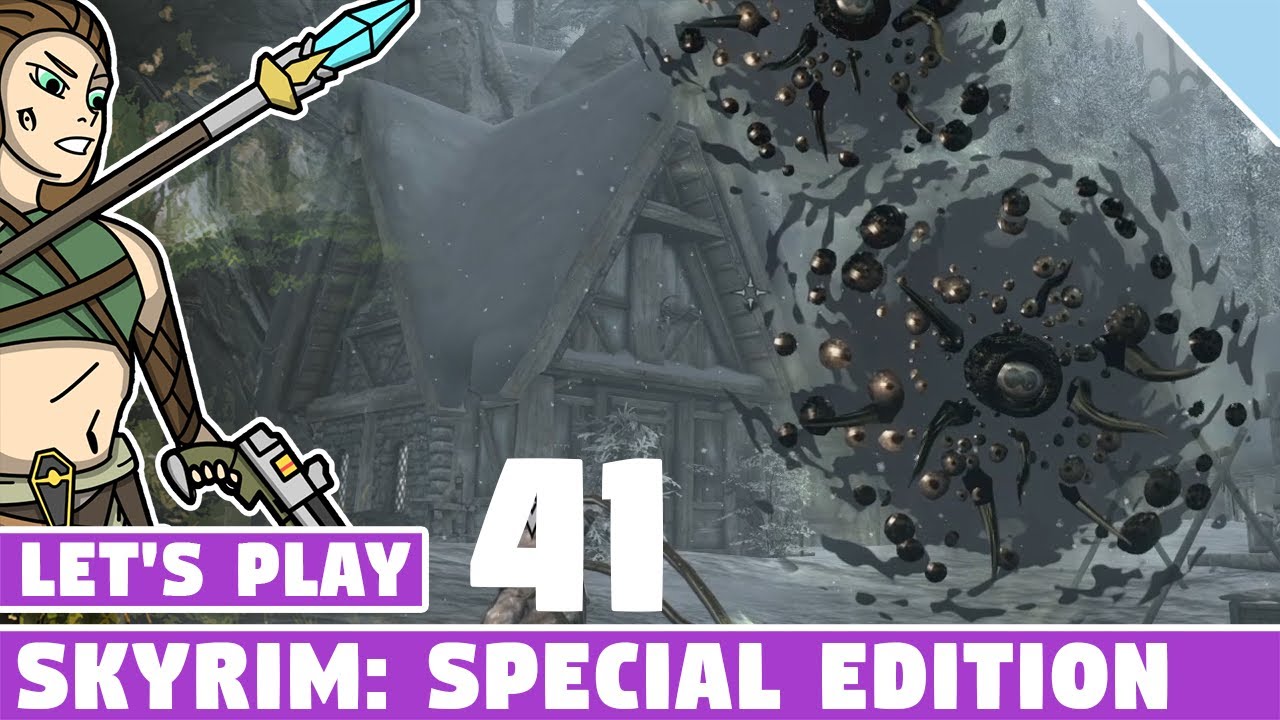 White Ridge Barrow & Gardener of Men! #041 Let's Play Skyrim Special ...