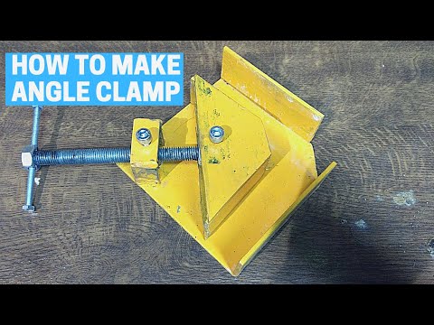 DIY How to make 90 degrees angle clamp || HomeMade Tool