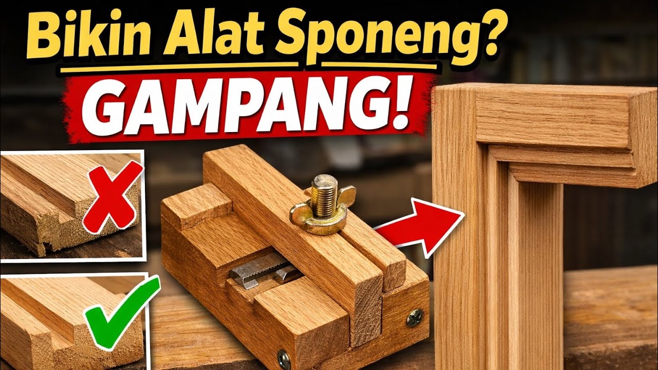 Alat Sederhana, Sponeng Kusen Jadi Profesional! - YouTube