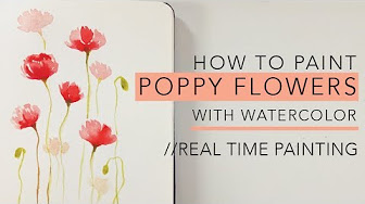 Watercolor Flower Tutorials - YouTube