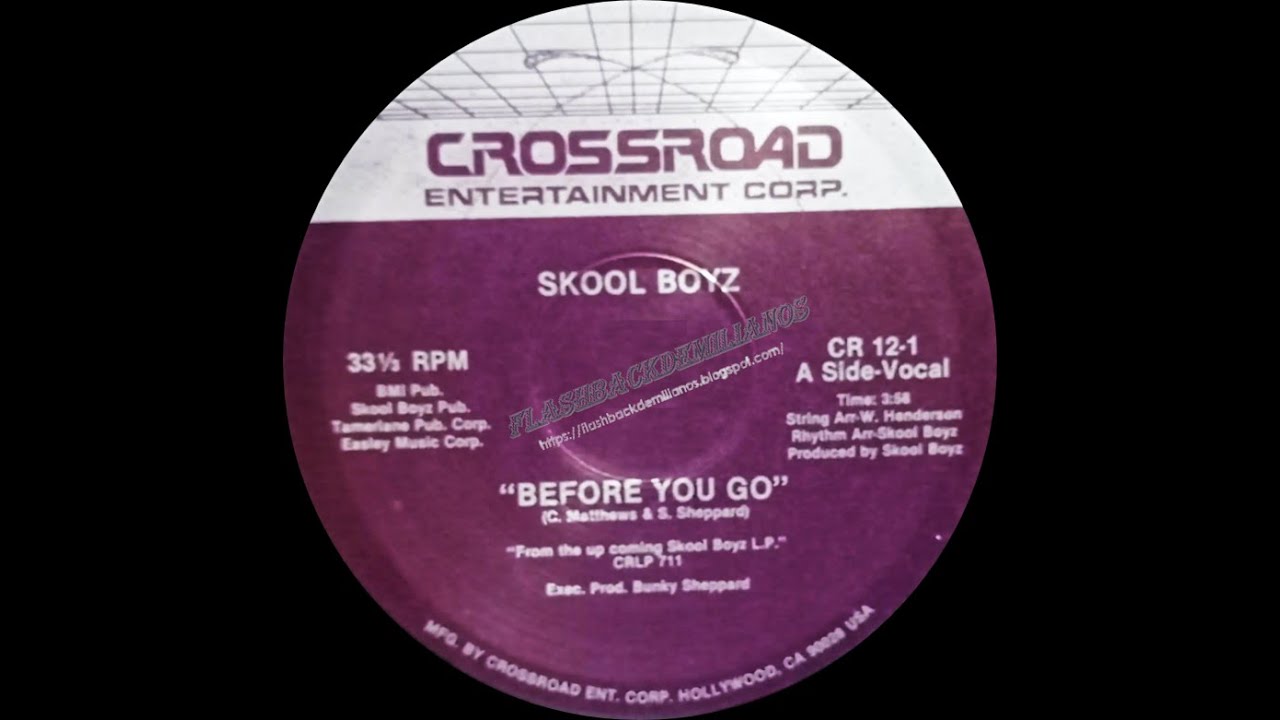 Skool Boyz - Before You Go-Mastered - YouTube