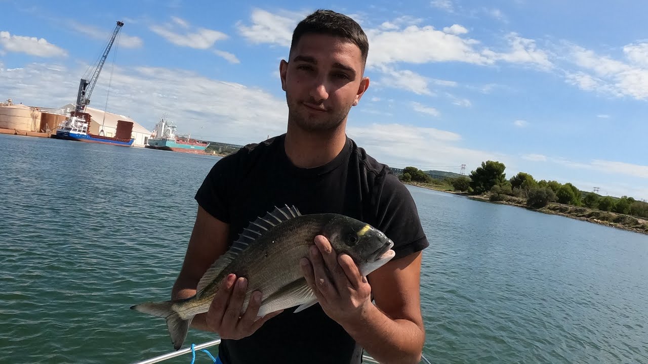 Pêche à la Daurade Royale en bateau sur Martigues. Très belle surprise ...