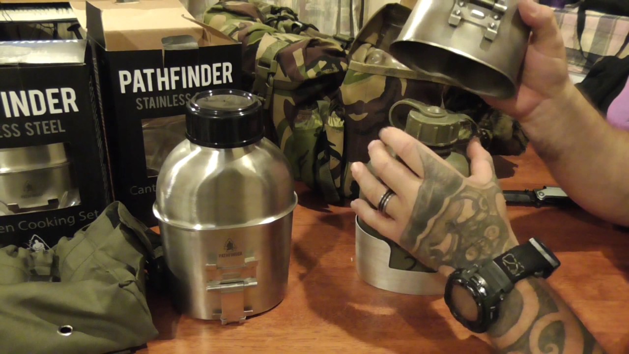Pathfinder Stainless Steel Canteen Cooking Set Unboxing And Tips Part 2 ...