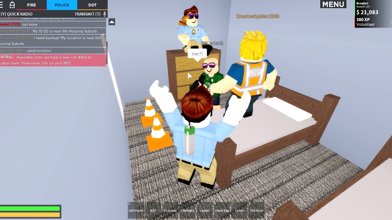 Roblox hostage then fun glitch :) - YouTube