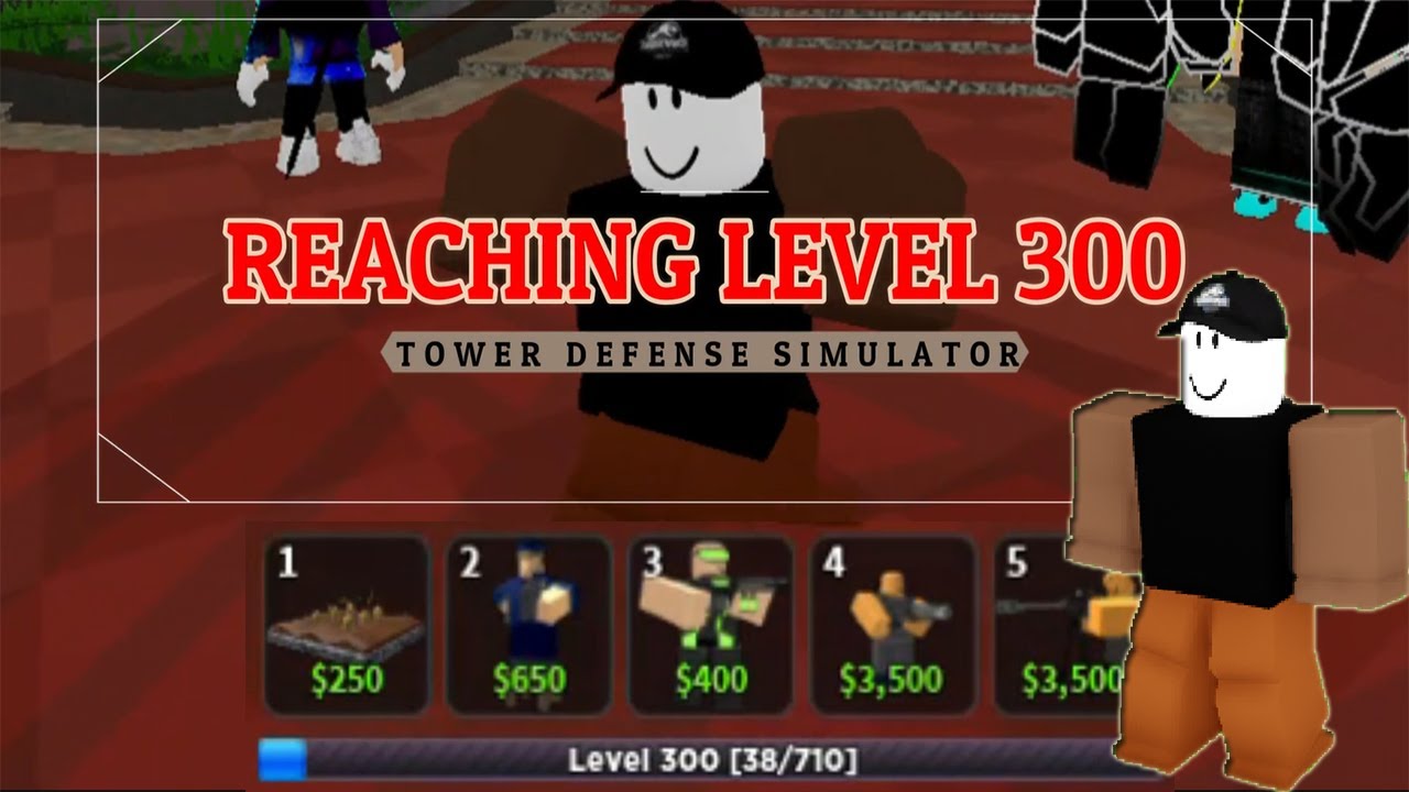 Reaching Level 300 in Tower Defense Simulator - Roblox - YouTube