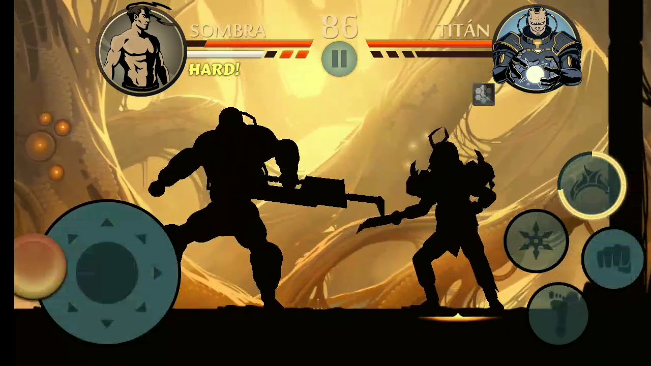 Shadow Fight 2 Combate contra Titán jefe final modo eclipse - YouTube