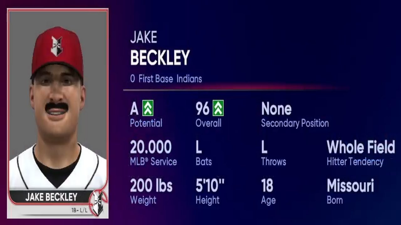 How To Create Jake Beckley Mlb The Show 22 - YouTube