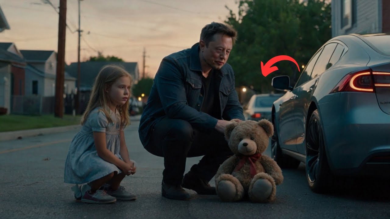 Elon Musk Steps Out of His Tesla to Help a Crying Child - YouTube