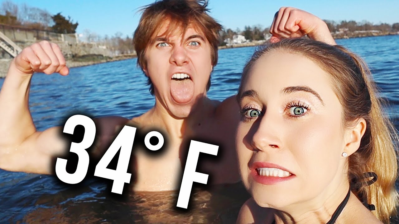 Extreme Ice Bath In The Freezing Atlantic Ocean - YouTube
