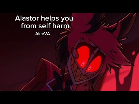 Alastor finds you harming yourself || Alastor x listener [16+]