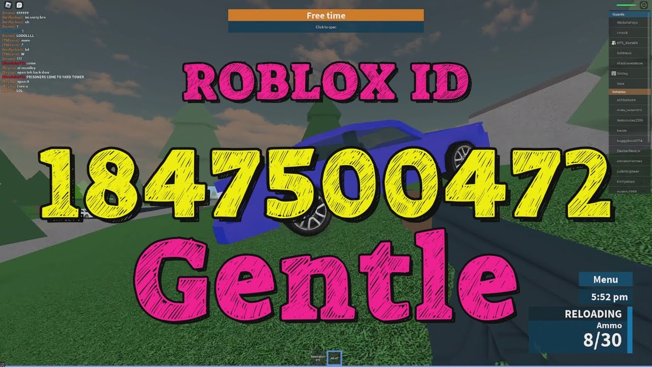 GENTLE Roblox Song Codes - YouTube