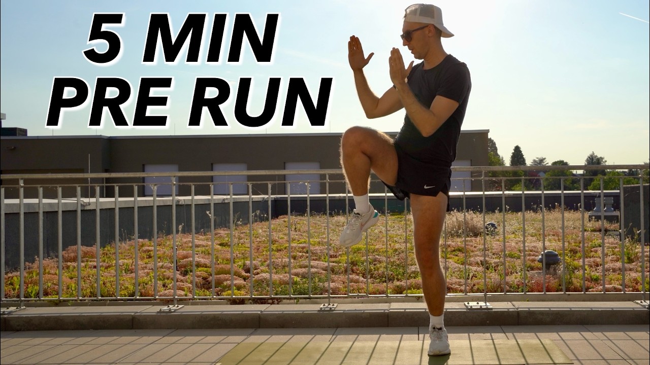 5 min Pre Run Warm Up | Cardio for Runners - YouTube