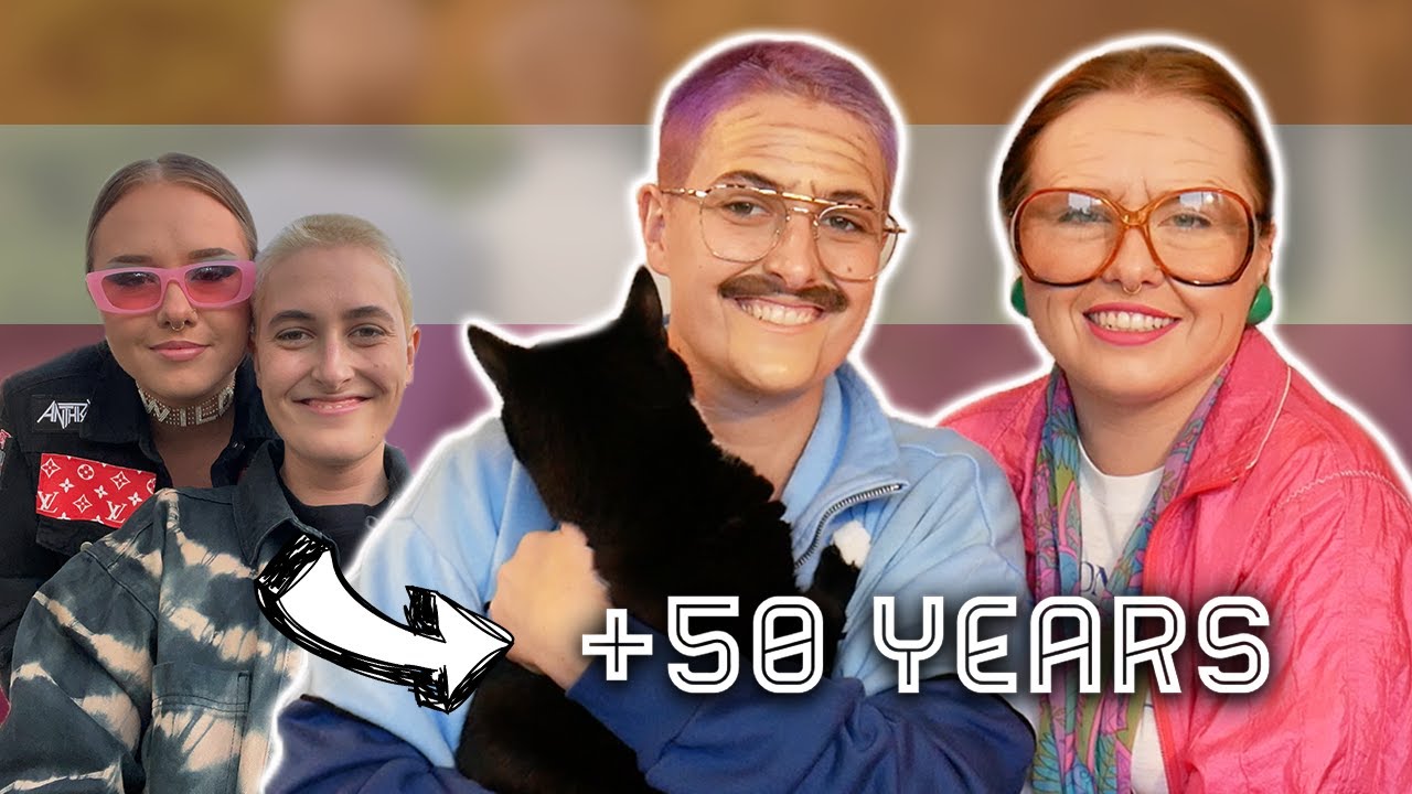 DRESSING UP LIKE OLD PEOPLE AND TESTING OUR RELATIONSHIP | Sarah ...