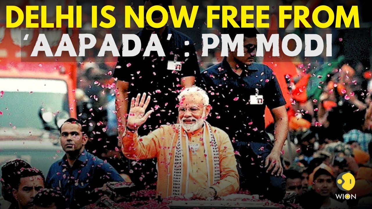 Delhi Election 2025 LIVE: PM Modi Fierce Address As BJP Sweeps New ...