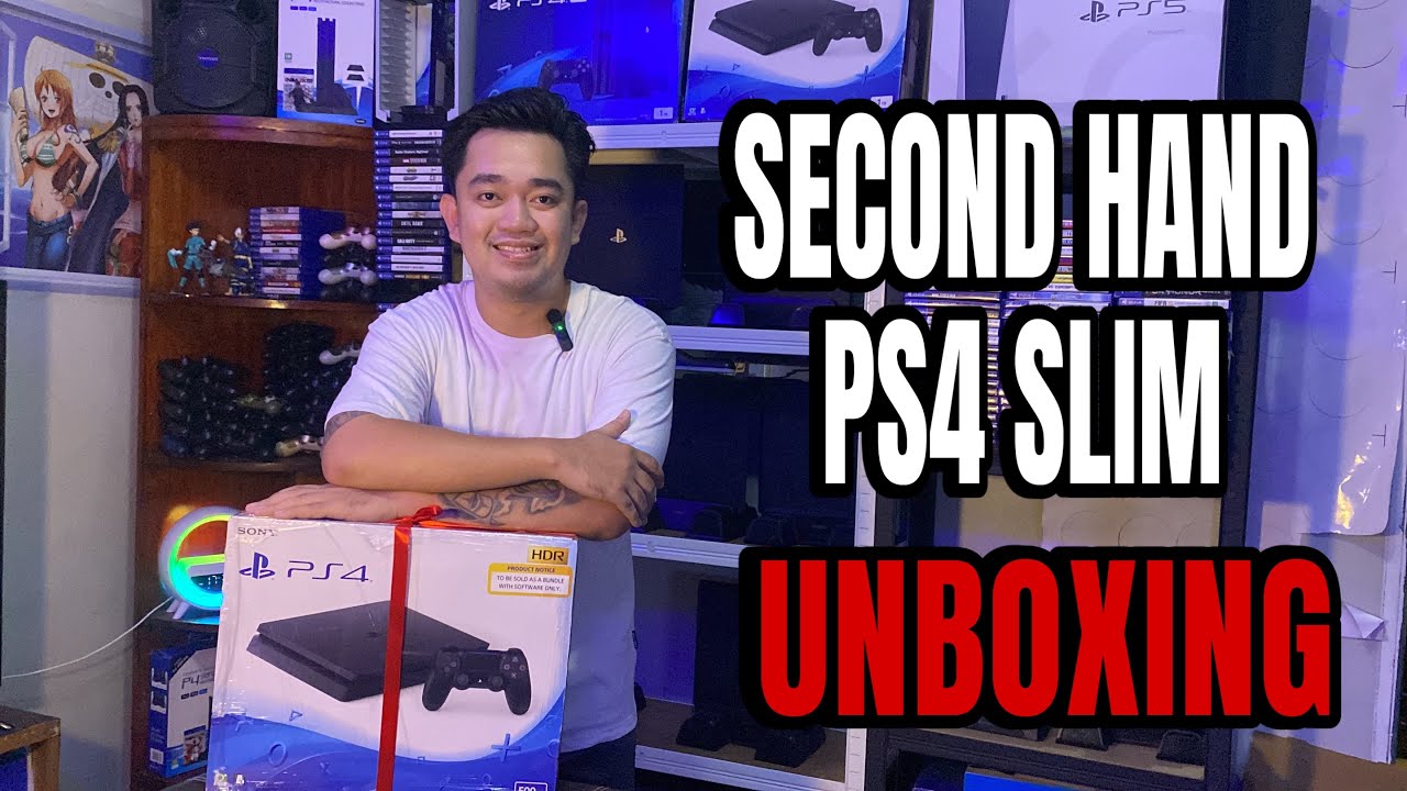 SECOND HAND PS4 SLIM. " UNBOXING " - YouTube