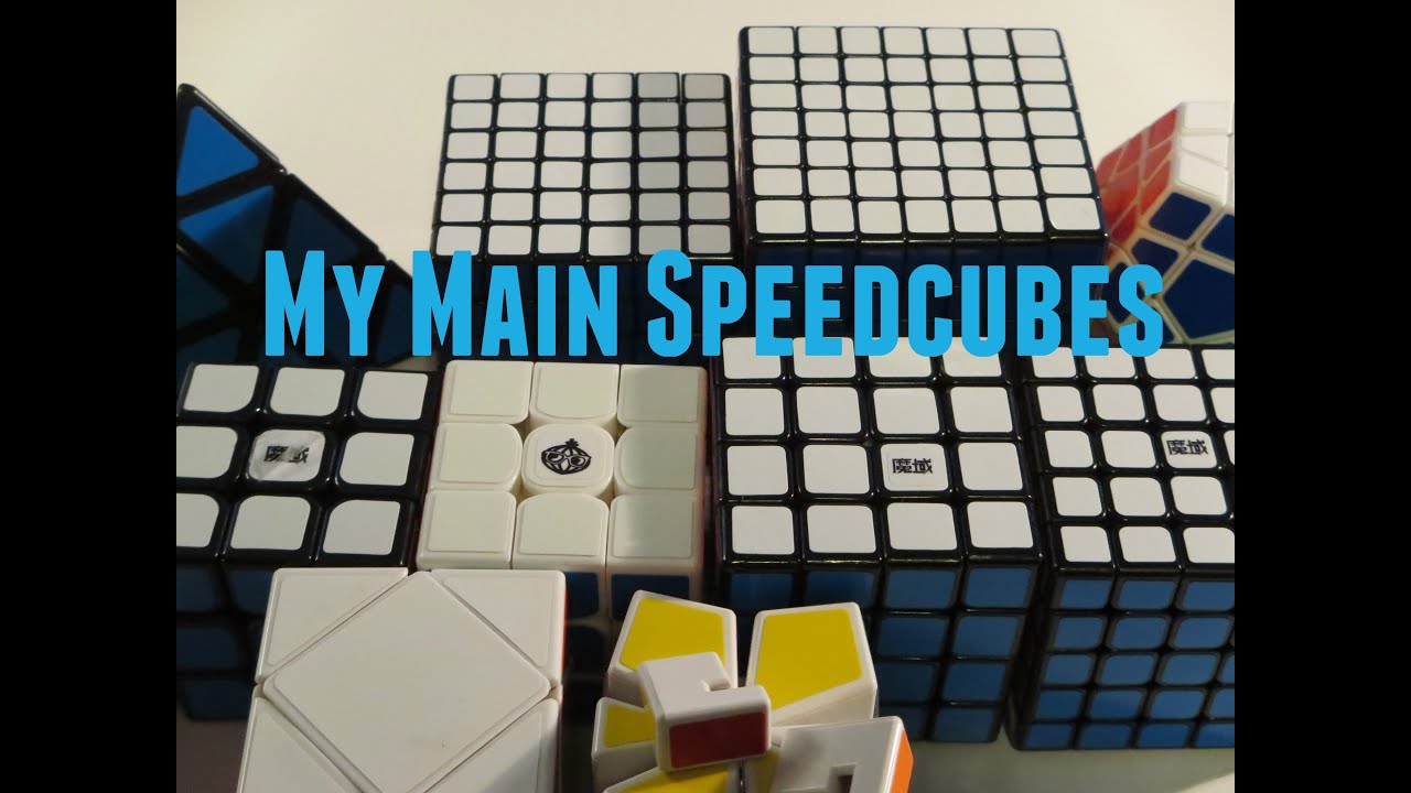 My Main Speedcubes! (January 2016) - YouTube