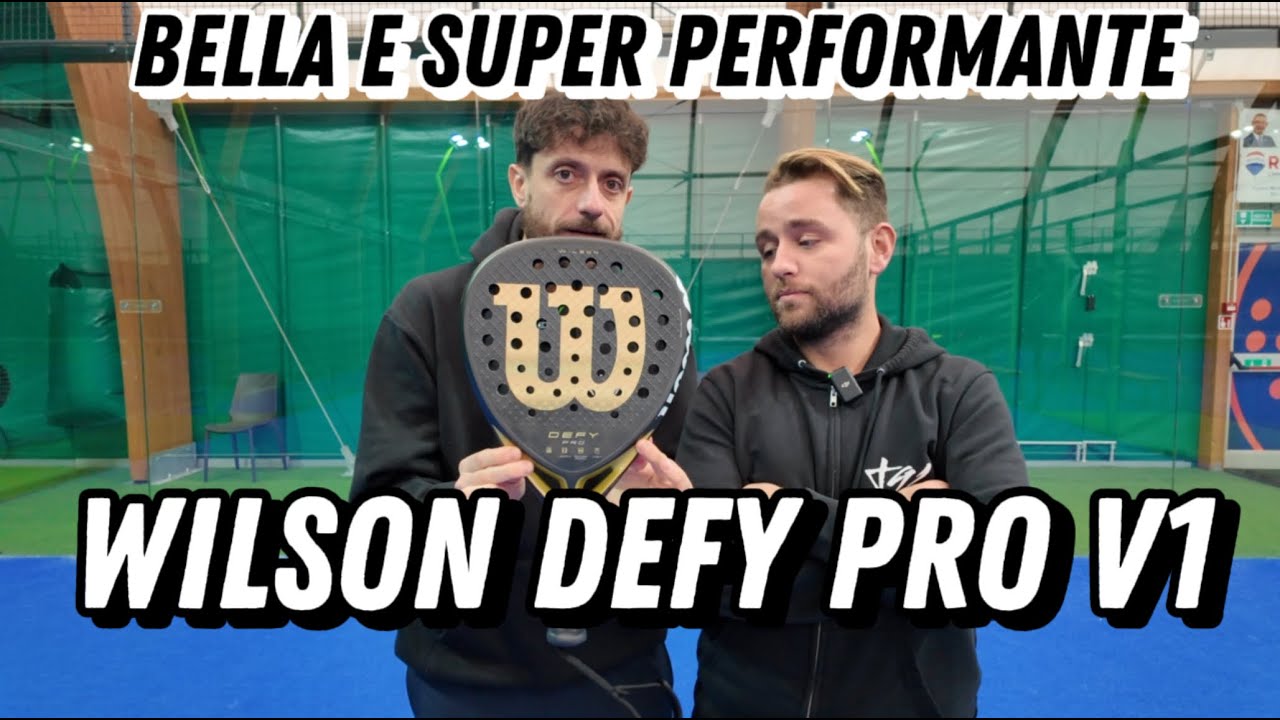 Wilson DEFY PRO V1: Review (Eng Subs). Una pala offensiva con effetti ...