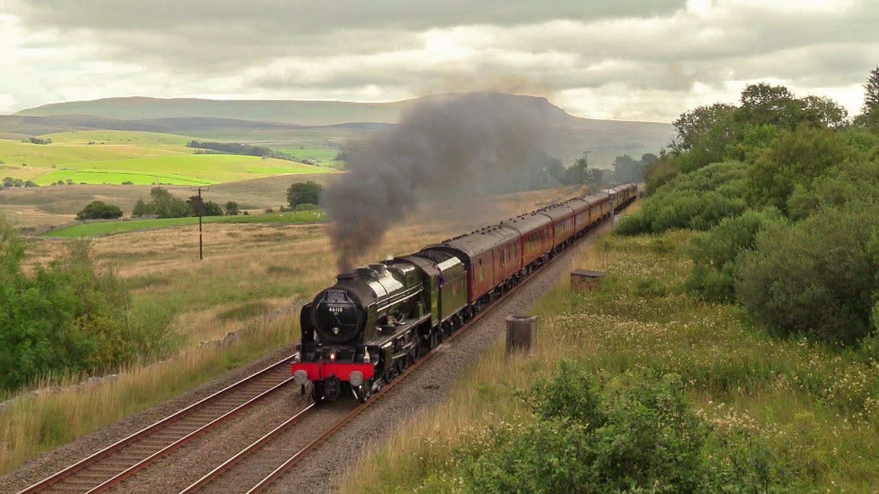 'The Waverley' hauled by LMS 7P 46115 'Scots Guardsman' - 7th August ...