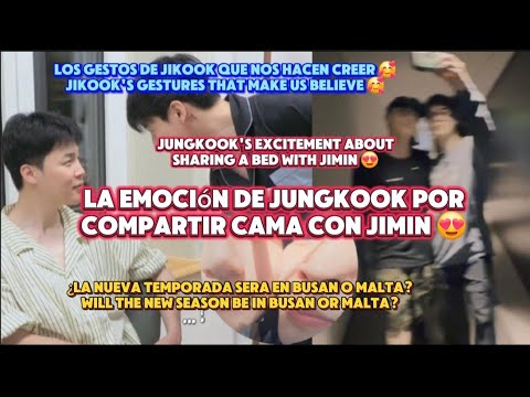 La Emoción De JungKook Por Dormir Junto A Jimin 😍 ¿Nueva Temporada en Malta y Busan? 🤔