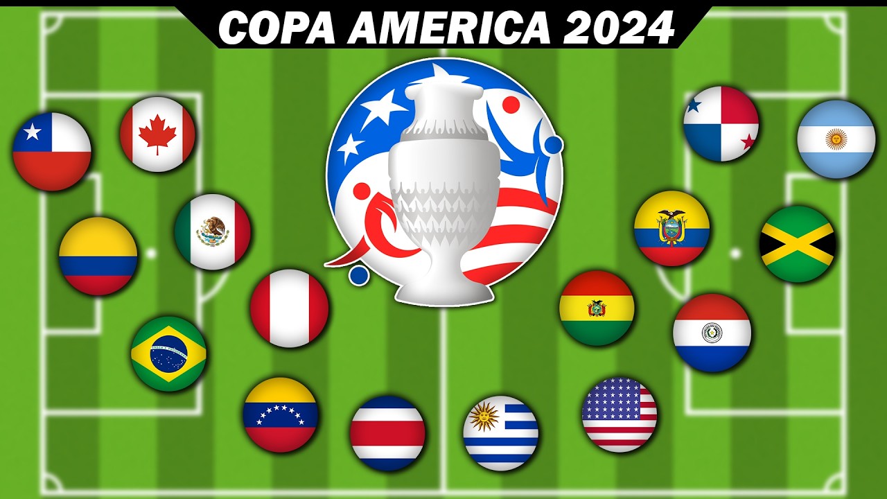 ⚽ COPA AMERICA 2024 🏆 TOURNAMENT | Soccer Marble Simulation - YouTube