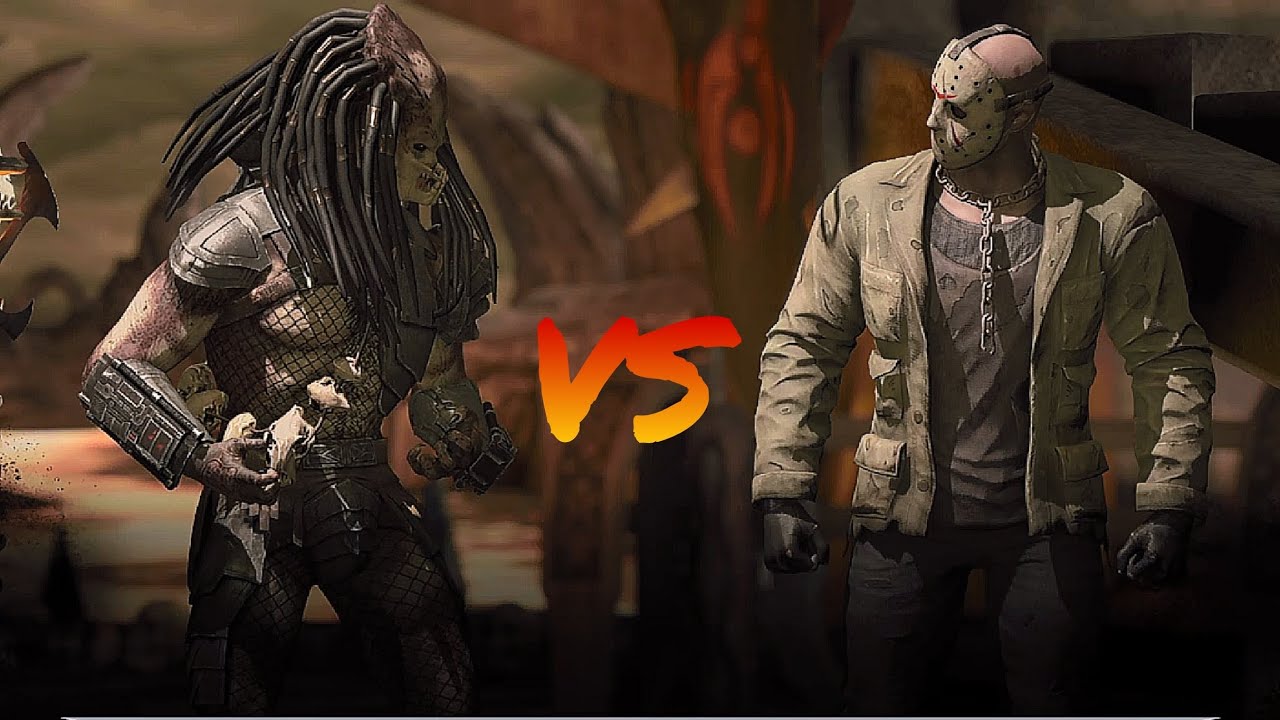 MORTAL KOMBAT X - PREDATOR VS JASON VOORHEES (HARD) - YouTube