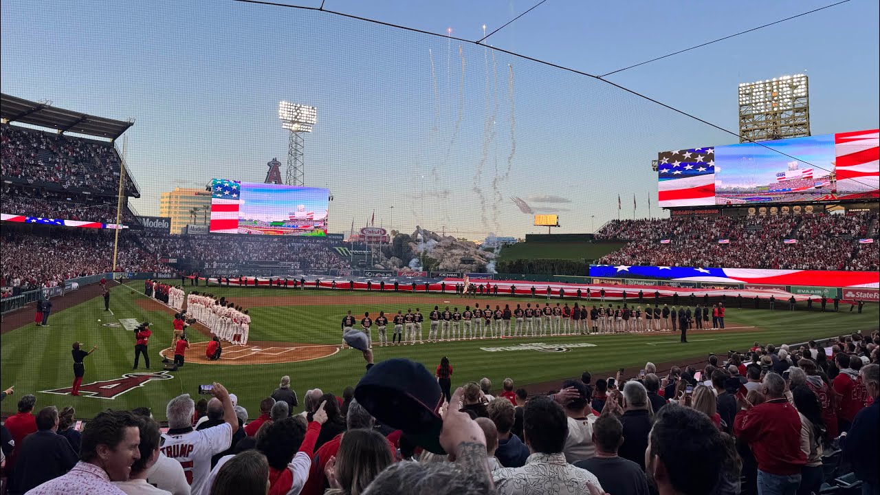 Angels 2025 Opening Day introductions! - YouTube