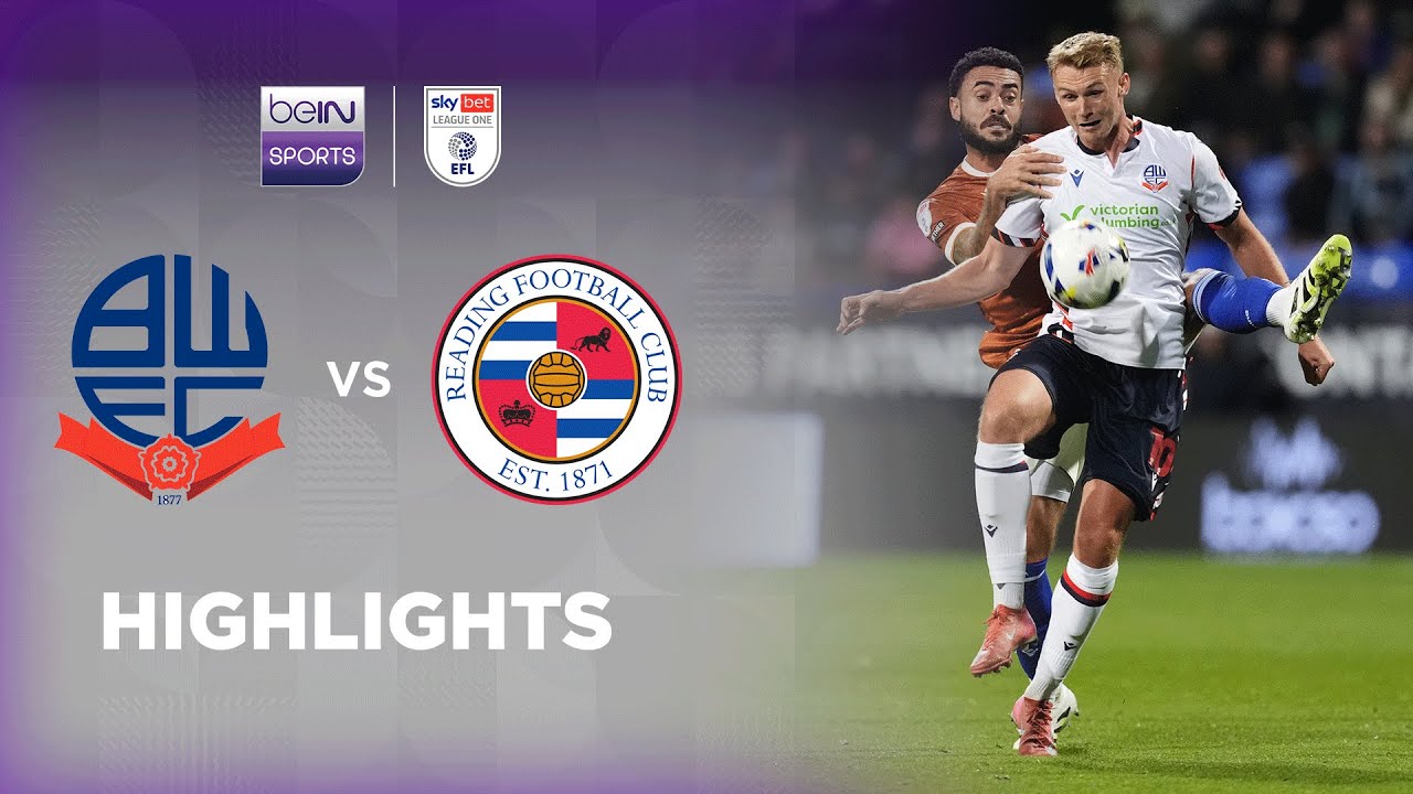 Bolton v Reading | League One 25/26 | Match Highlights - YouTube