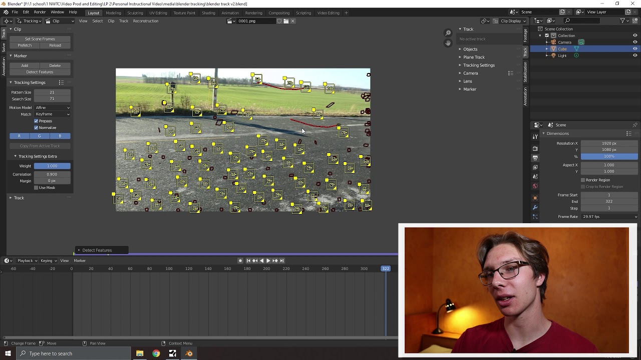 Blender Camera Tracking Tutorial - YouTube
