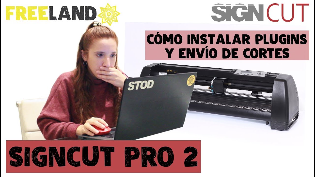 INSTALACION DE PLUGINS Y ENVIO DE CORTE - SIGNCUT Pro 2 FREELAND - YouTube