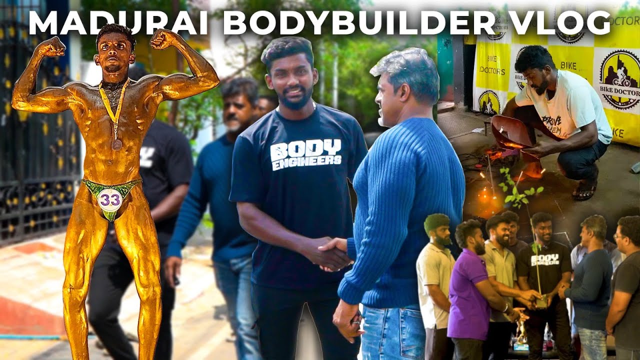 Madurai Bodybuilding Vlog | Giri Anna meet up with Madurai champion ...