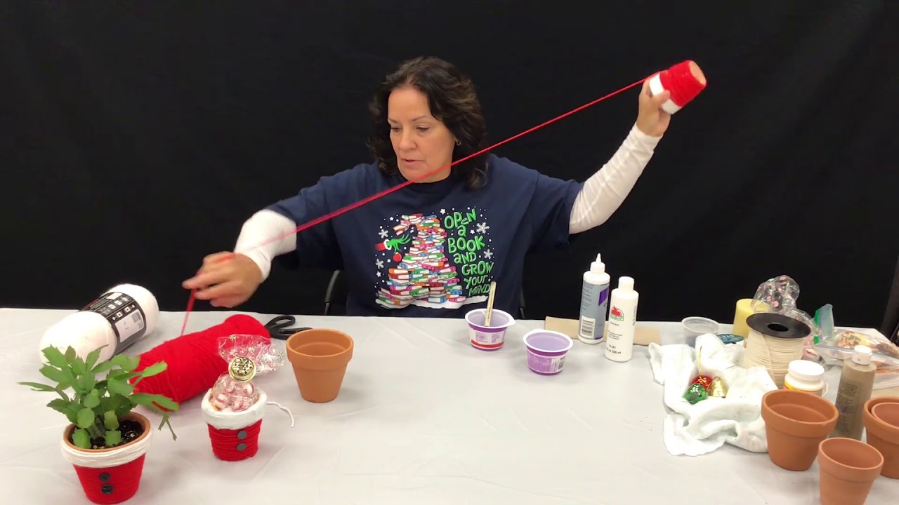 How to Make a Holiday Santa Pot - YouTube
