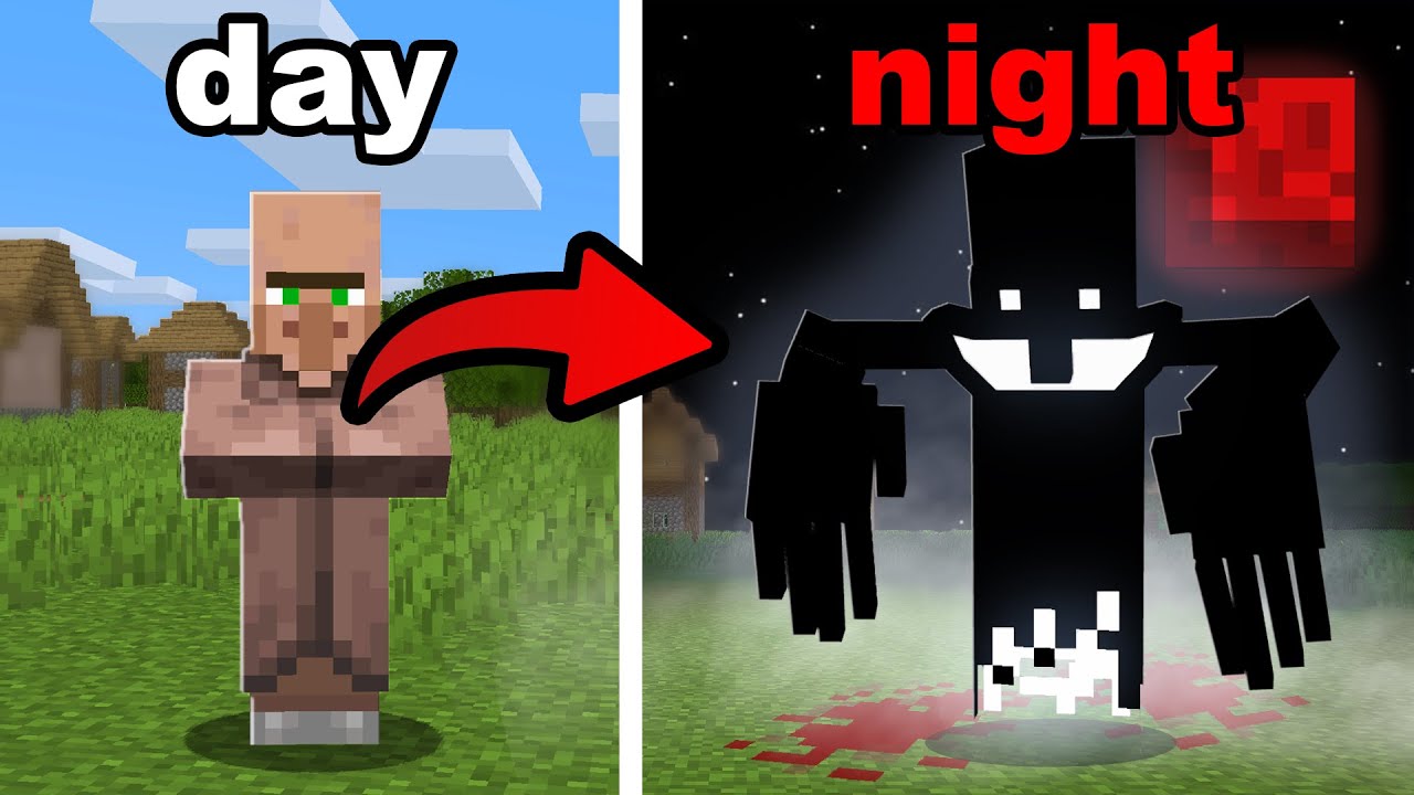 I Made A SHADOW Villager To Scare My Friends - YouTube