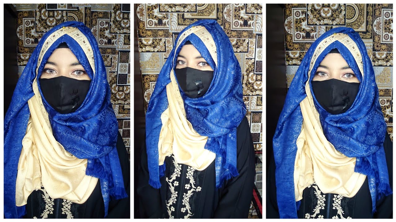 Double Hijab Tutorial | Winter Hijab Style | Hijab Tutorial | Party ...