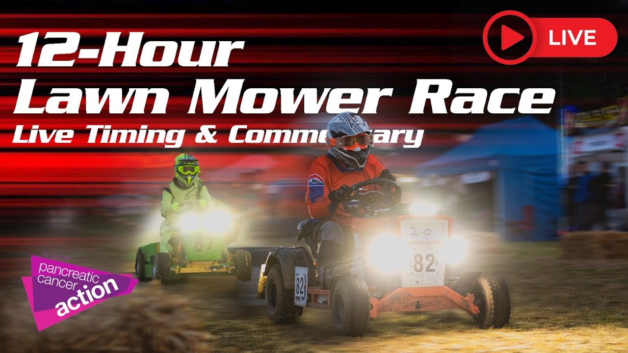 BLMRA 2025 12-hour Lawnmower Race Practice - YouTube
