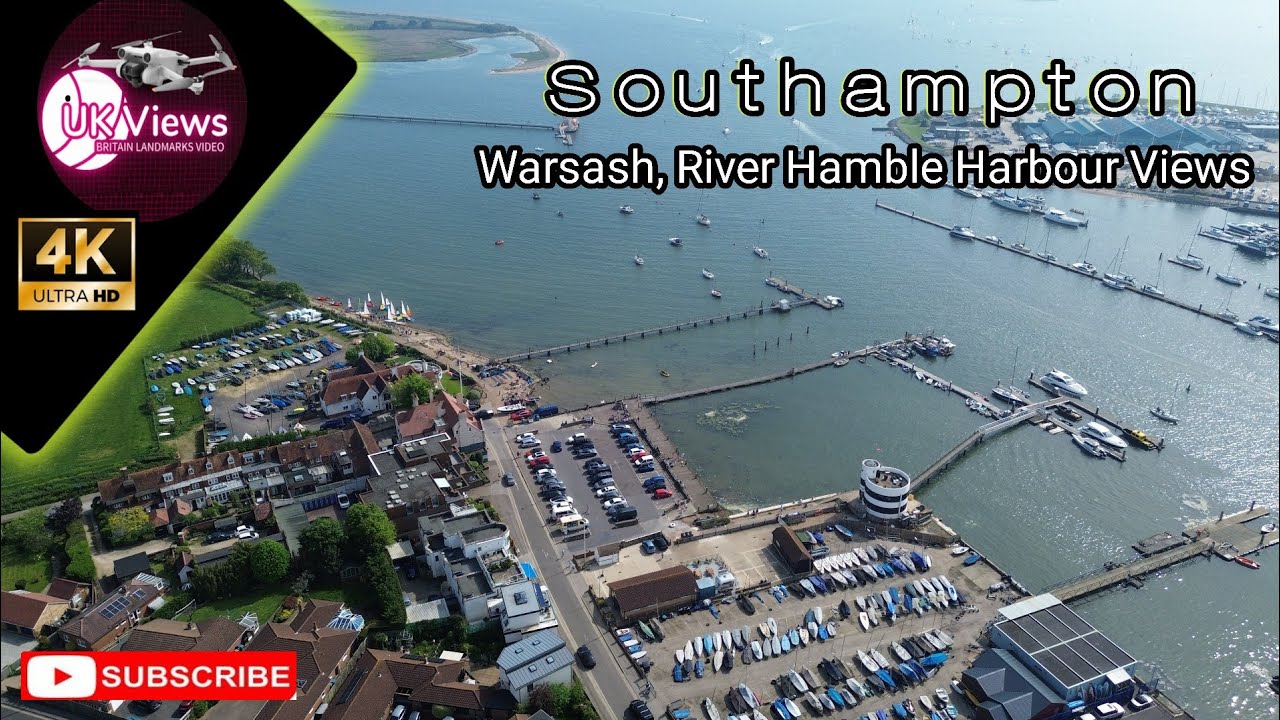 River Hamble Harbour View | Drone Aerial 4K Video - YouTube