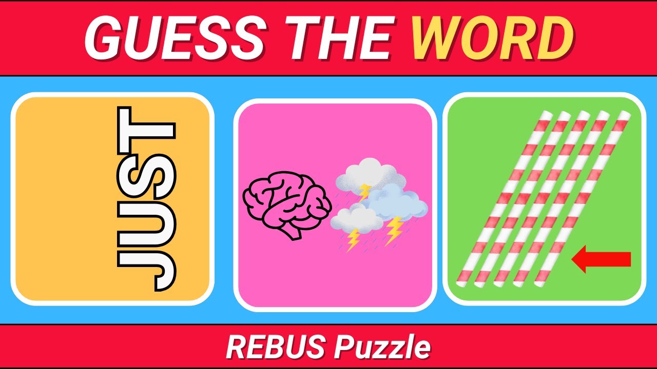 Guess the word or Phrase in 10 Seconds! | Rebus Challenge - YouTube