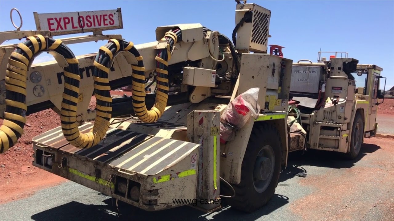 Normet Charmec MF605D Explosive Charge Rig Asset # CU003 - YouTube