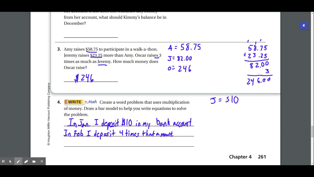 Lesson 4 5 Problem Solving Multiply Money YouTube lesson-4-5-problem-solving-multiply-money-youtube