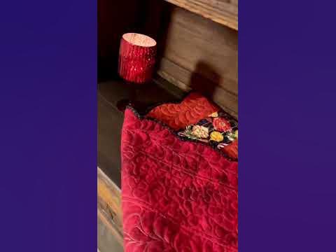 Новогодняя дорожка на стол - YouTube