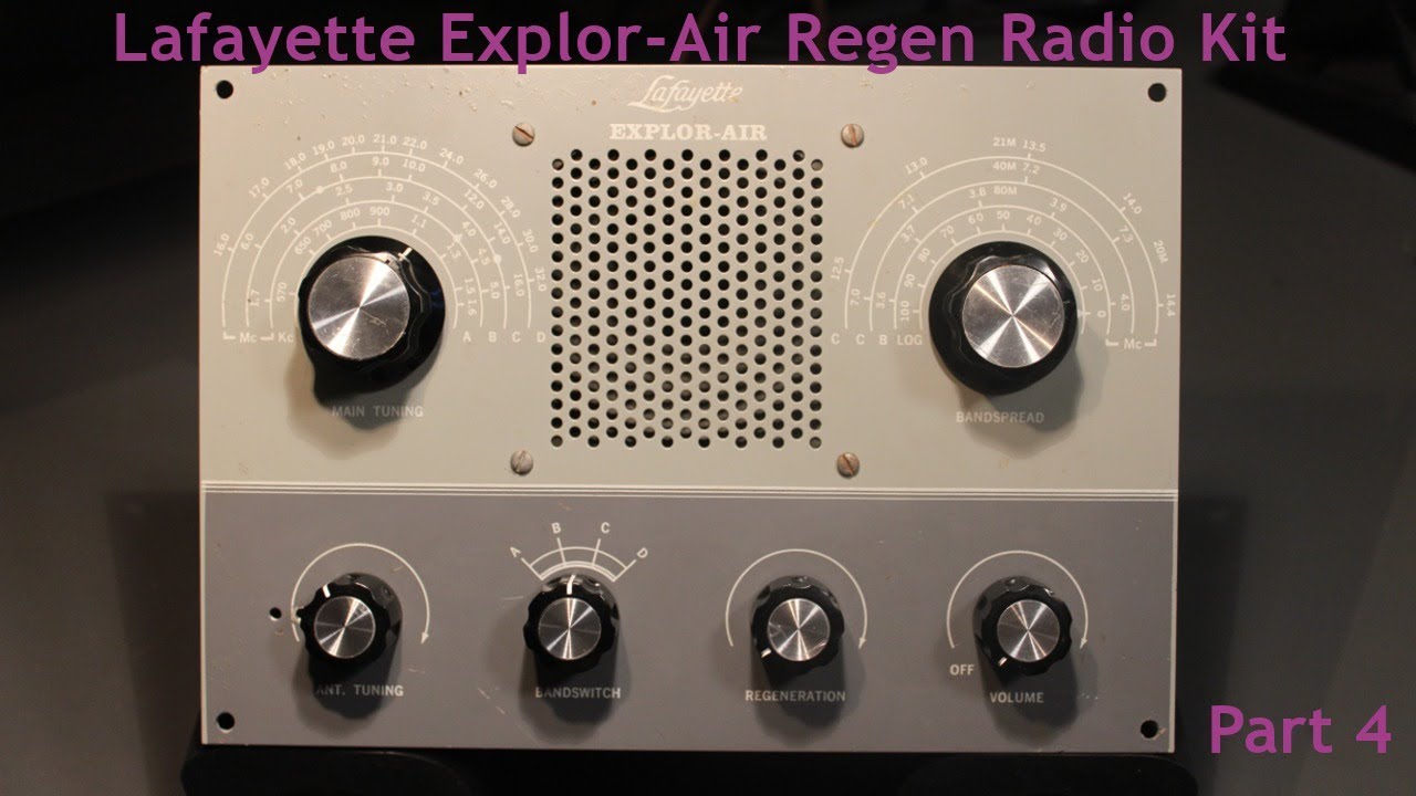 Workbench Stream - Lafayette Explor-Air Regen Radio Kit, Part 4 - YouTube