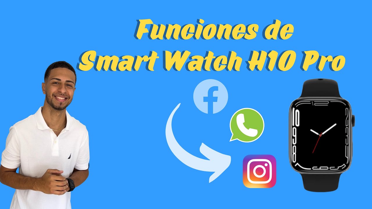 Smart Watch H10 Pro Serie 8 | Review y sus funciones - YouTube