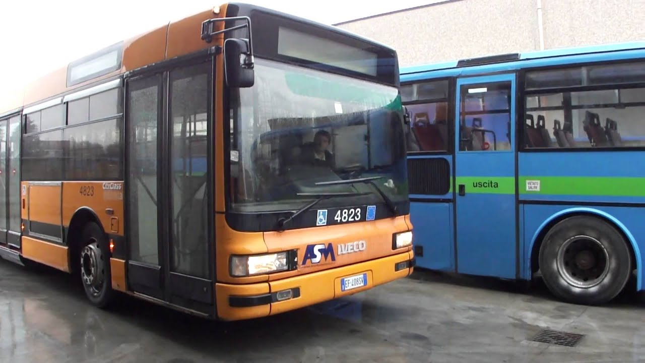 AMT consegna ad ASM Rieti il quarto autobus ex. ATM Milano - YouTube