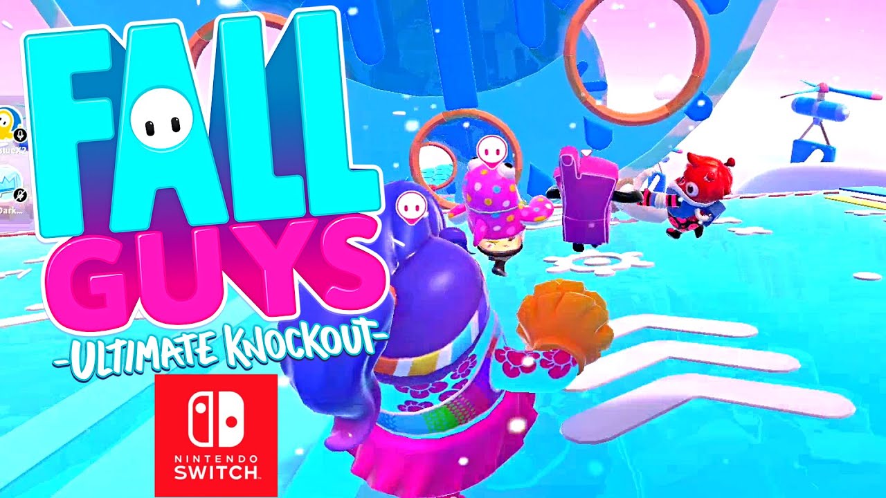 Fall Guys Free 2 Play Nintendo Switch Online Squad Gameplay #62 - YouTube