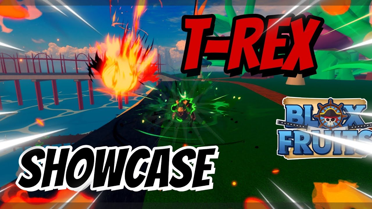 Blox Fruits | Tôi ShowCase T-Rex Fruits - Rblox - YouTube