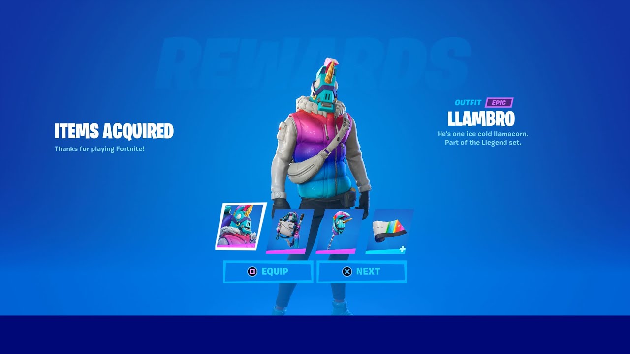 Fortnite Item Shop LIVE Today! LLAMBRO SKIN FORTNITE CREW PACK ...