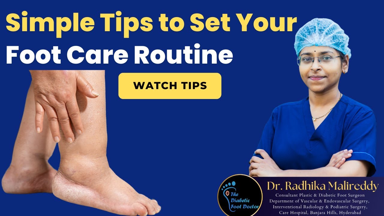 Daily Foot Care Routine: Cleansing, Moisturizing and Inspection for ...