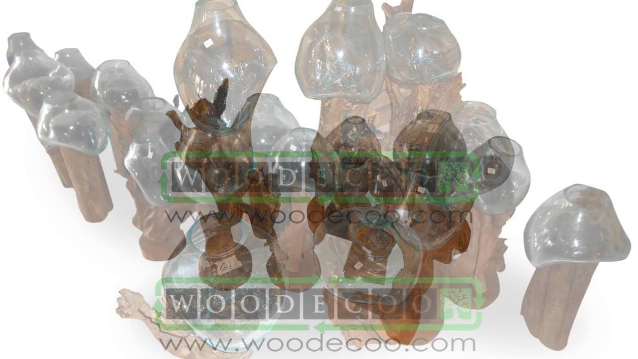 +628122833040 (Mobile) Teak Glass Bowl, Teak Root Glass Bowl, Hand ...