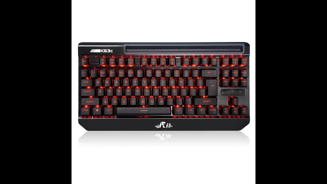 Rii K63C Mechanical Gaming Keyboard (Blue Switch) (Red-Backlit) Review ...
