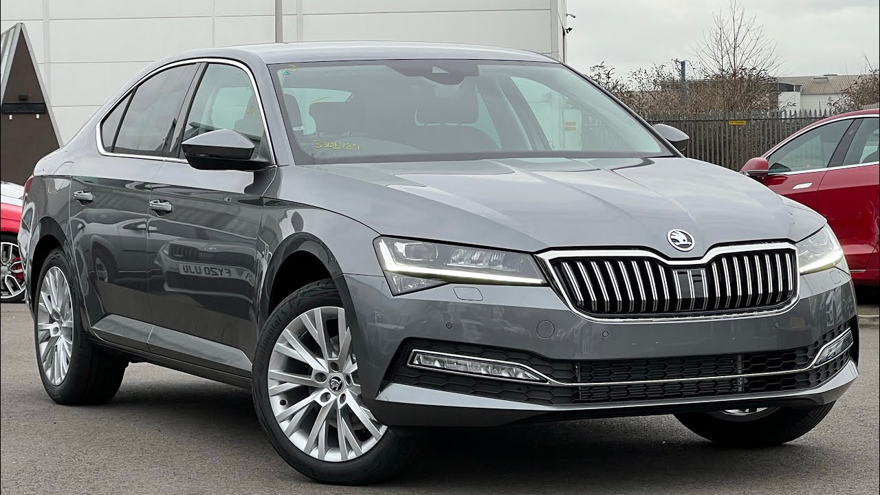 Brand New Skoda Superb 1.5TSI SE L DSG Graphite Grey Metallic - YouTube