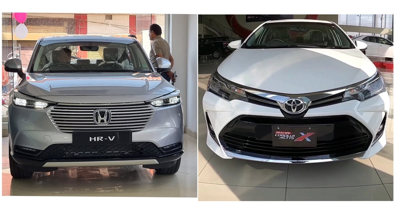 Honda HR-V VS Toyota corolla Altis grande X | comparison - YouTube